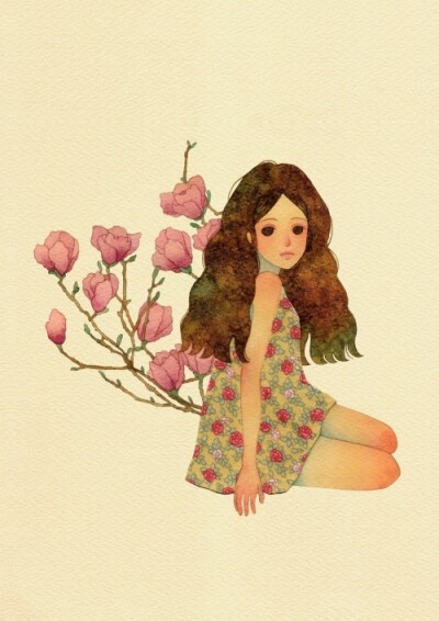 Lee Misook 韩国插画家作品精选 - 高清图片，堆糖，美图壁纸兴趣社区