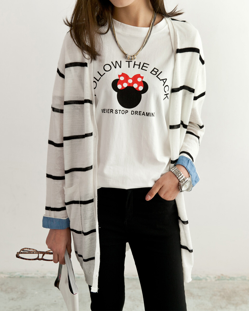 MissTing定制韩版春新圆领中长款字母卡通米… - 高清图片，堆糖，美图壁纸兴趣社区