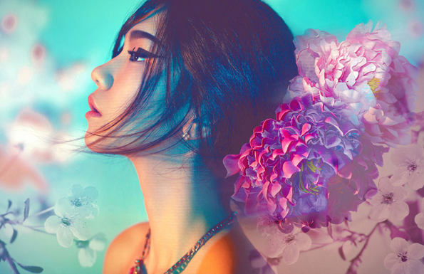 模特Rui Yang 演绎「色彩的祗园」婚纱大片 - 高清图片，堆糖，美图壁纸兴趣社区