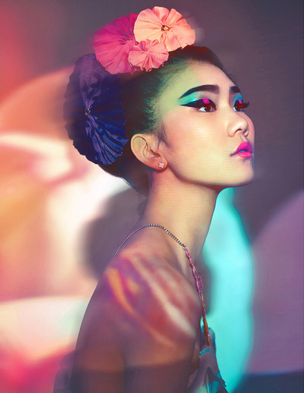 模特Rui Yang 演绎「色彩的祗园」婚纱大片 - 高清图片，堆糖，美图壁纸兴趣社区