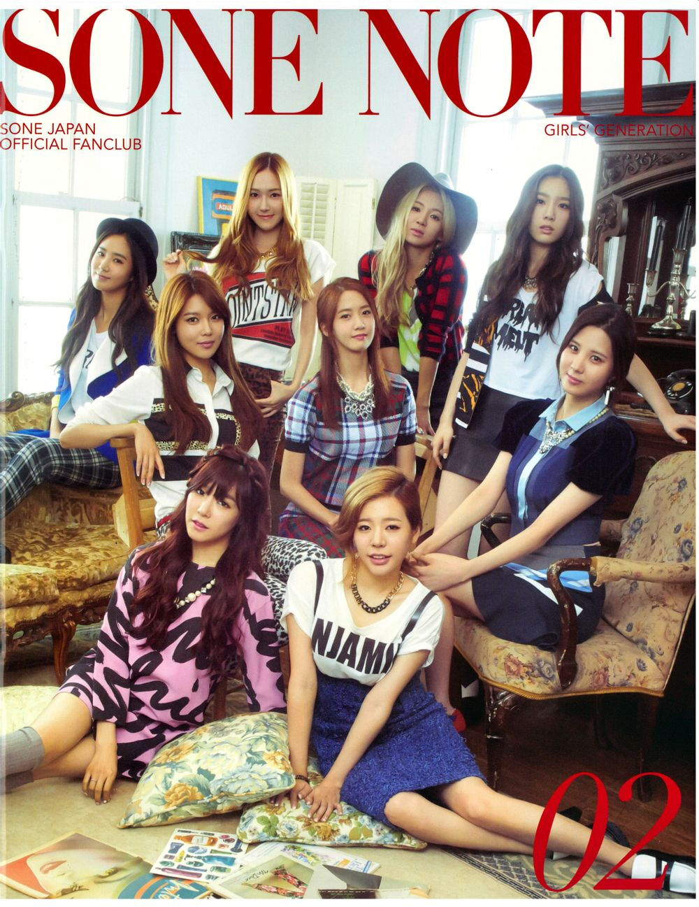 日本会刊SONE NOTE2扫图 少女时代 全体 - 堆糖，美图壁纸兴趣社区