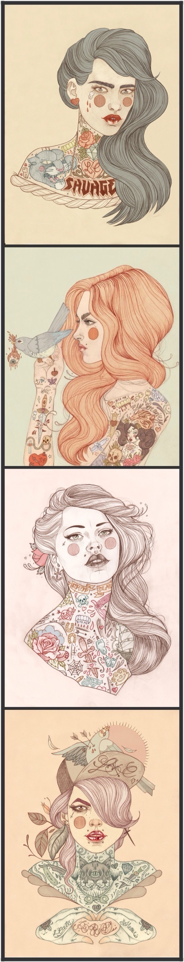 Liz Clements is a freelance artistillust… - 高清图片，堆糖，美图壁纸兴趣社区