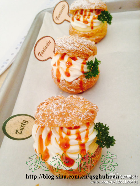 泡芙（PATE A CHOUX） 在法语中是加入奶油… - 高清图片，堆糖，美图壁纸兴趣社区