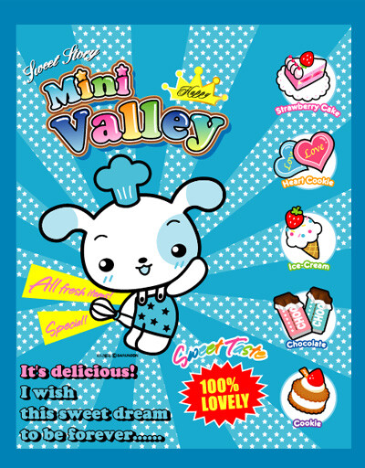 Mini Valley Blue Kawaii Smartphone Wallp… - 高清图片，堆糖，美图壁纸兴趣社区