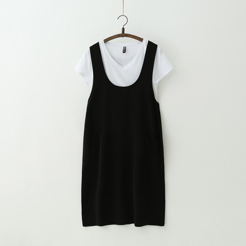 黑色显瘦背心裙 2015韩国宽松中长款无袖连… - 高清图片，堆糖，美图壁纸兴趣社区