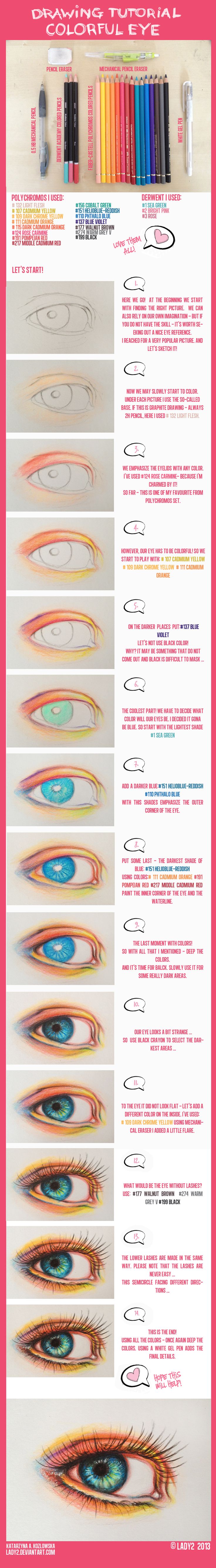 colored_pencil_eye_tutorial. by Lady2.de… - 高清图片，堆糖，美图壁纸兴趣社区
