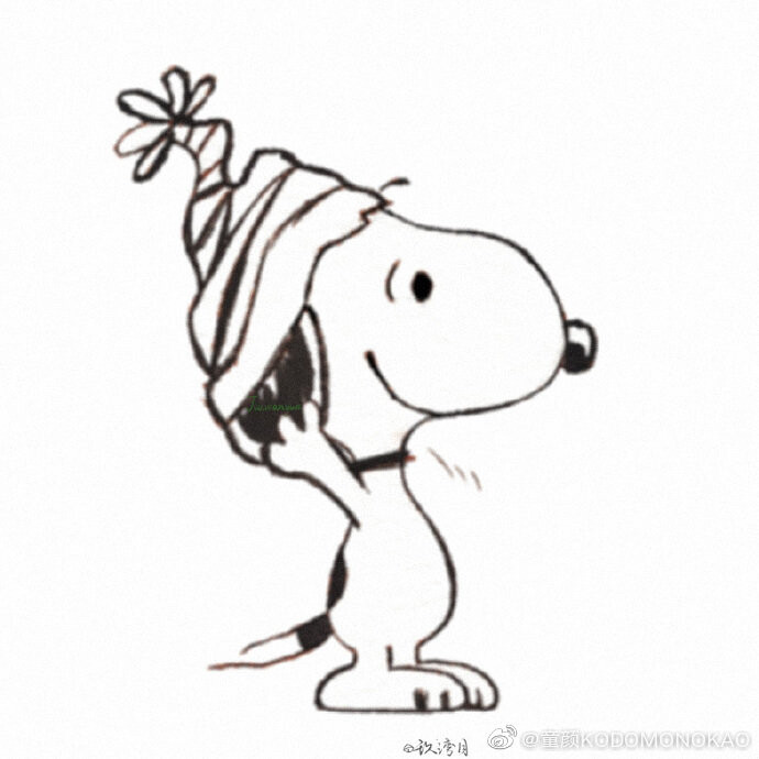 橡皮章素材 史努比 - 堆糖，美图壁纸兴趣社区