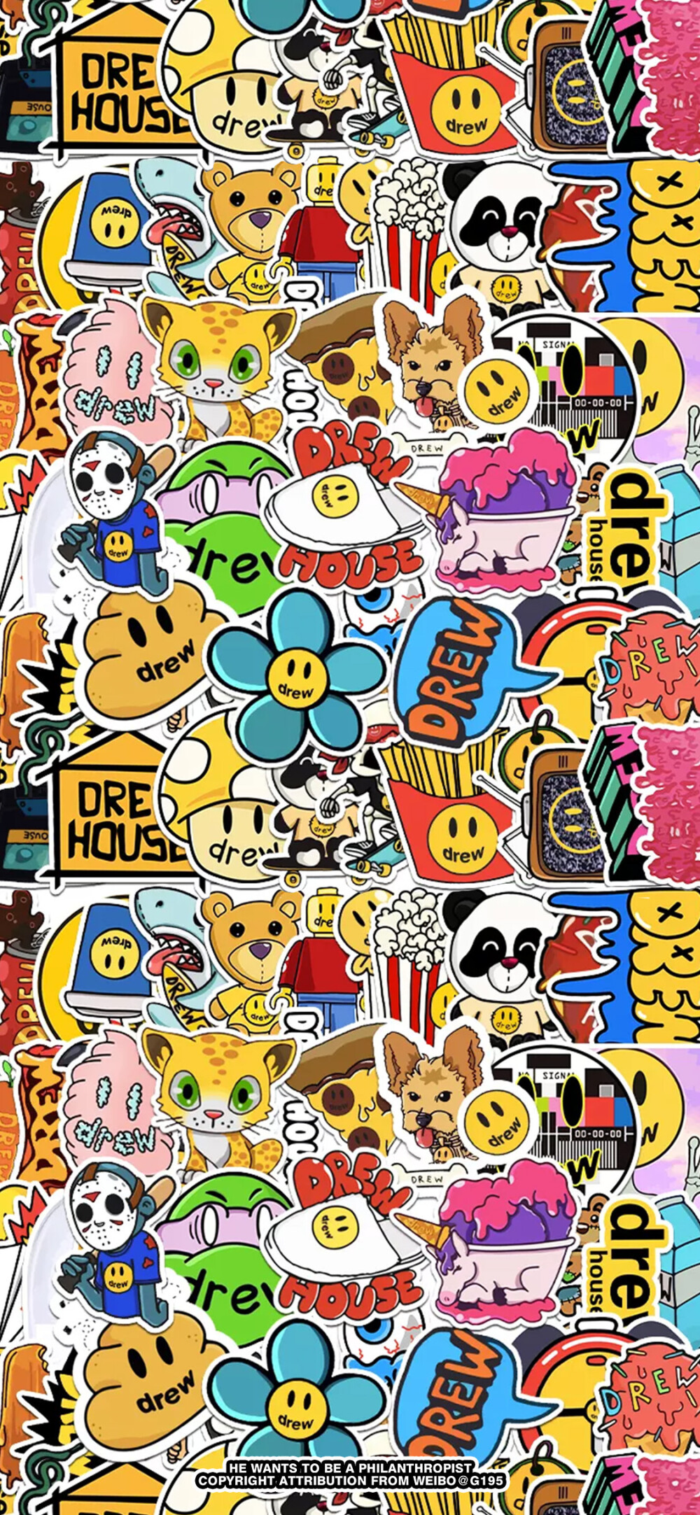 “DREW HOUSE”壁纸 可ios 小组件 - 高清图片，堆糖，美图壁纸兴趣社区