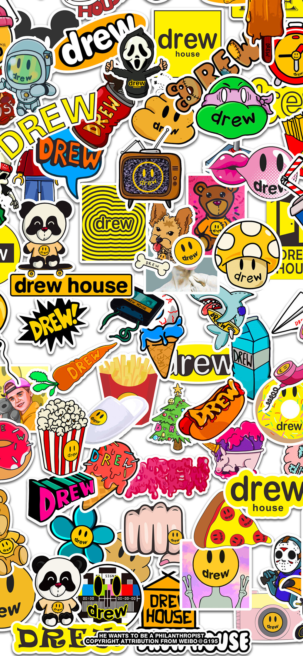 “DREW HOUSE”壁纸 可ios 小组件 - 高清图片，堆糖，美图壁纸兴趣社区