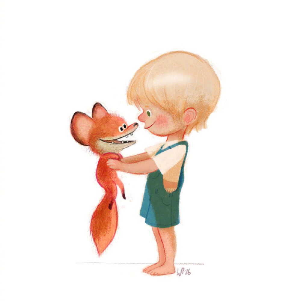 插画，插画师 Wiebke Rauers - 堆糖，美图壁纸兴趣社区