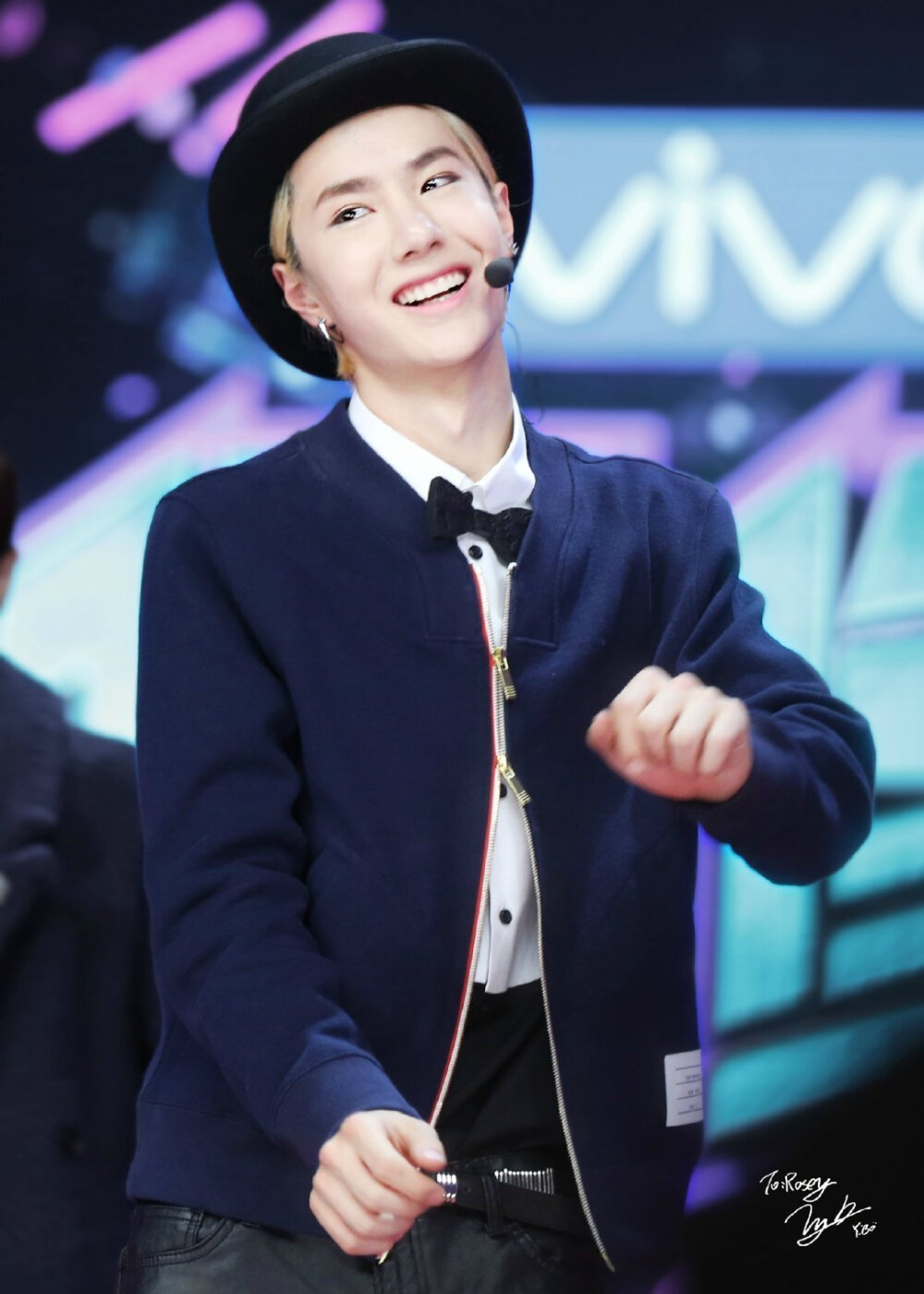 150117 快乐大本营 @UNIQ-王一博 ♡有着清… - 堆糖，美图壁纸兴趣社区