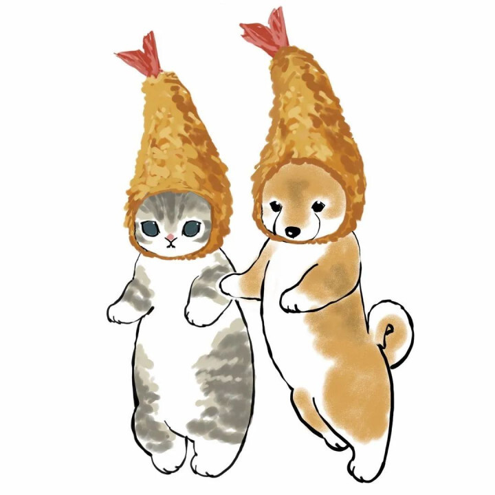 『头像第五弹』工作的小猫咪 画师-mofu_san… - 高清图片，堆糖，美图壁纸兴趣社区