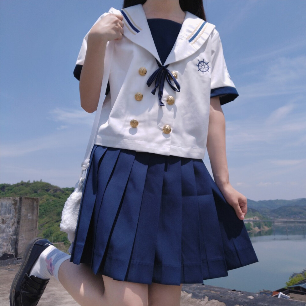 jk拍照姿势/jk制服/jk格裙/jk穿搭 - 高清图片，堆糖，美图壁纸兴趣社区
