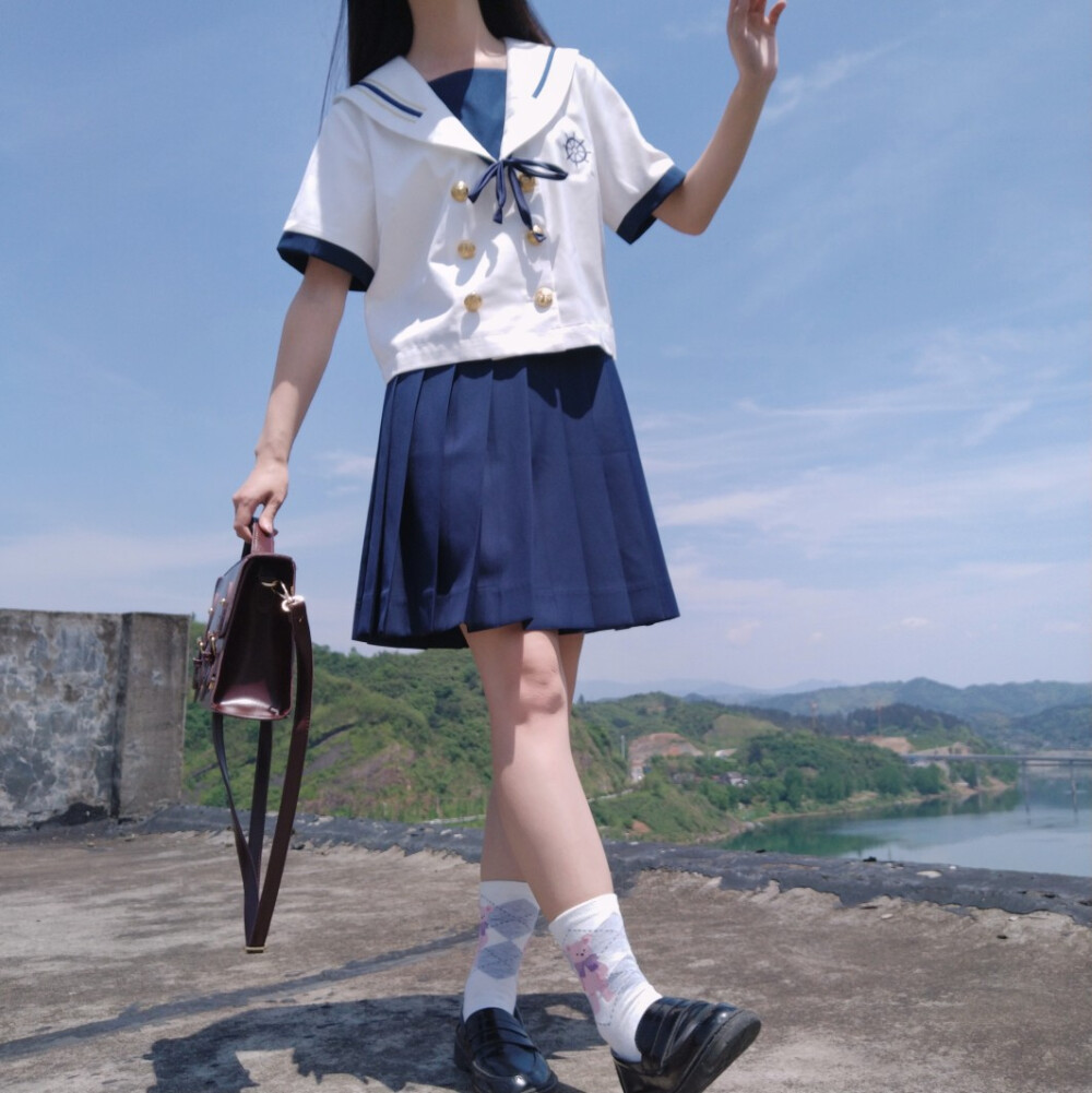 jk拍照姿势/jk制服/jk格裙/jk穿搭 - 高清图片，堆糖，美图壁纸兴趣社区