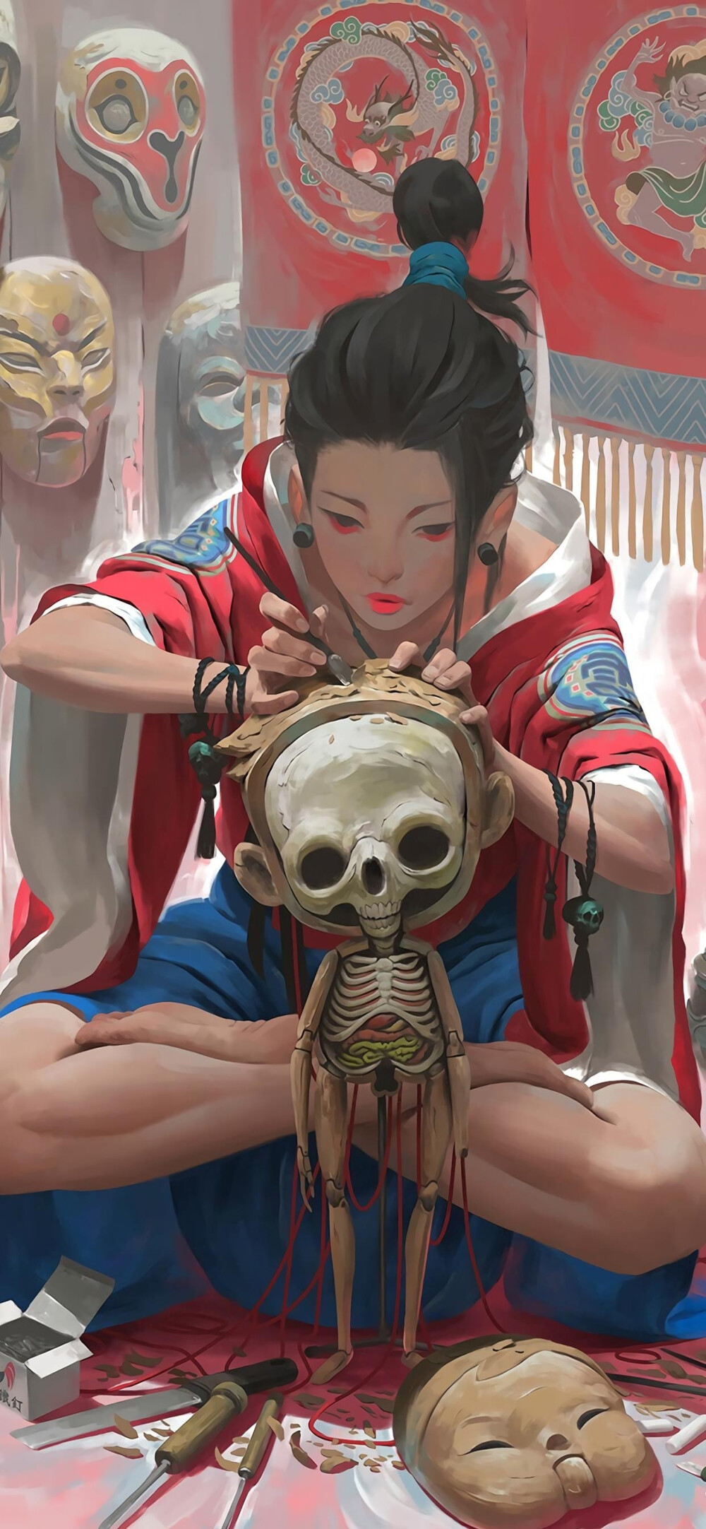 插画壁纸 马来西亚画师wb：zeenchin - 高清图片，堆糖，美图壁纸兴趣社区