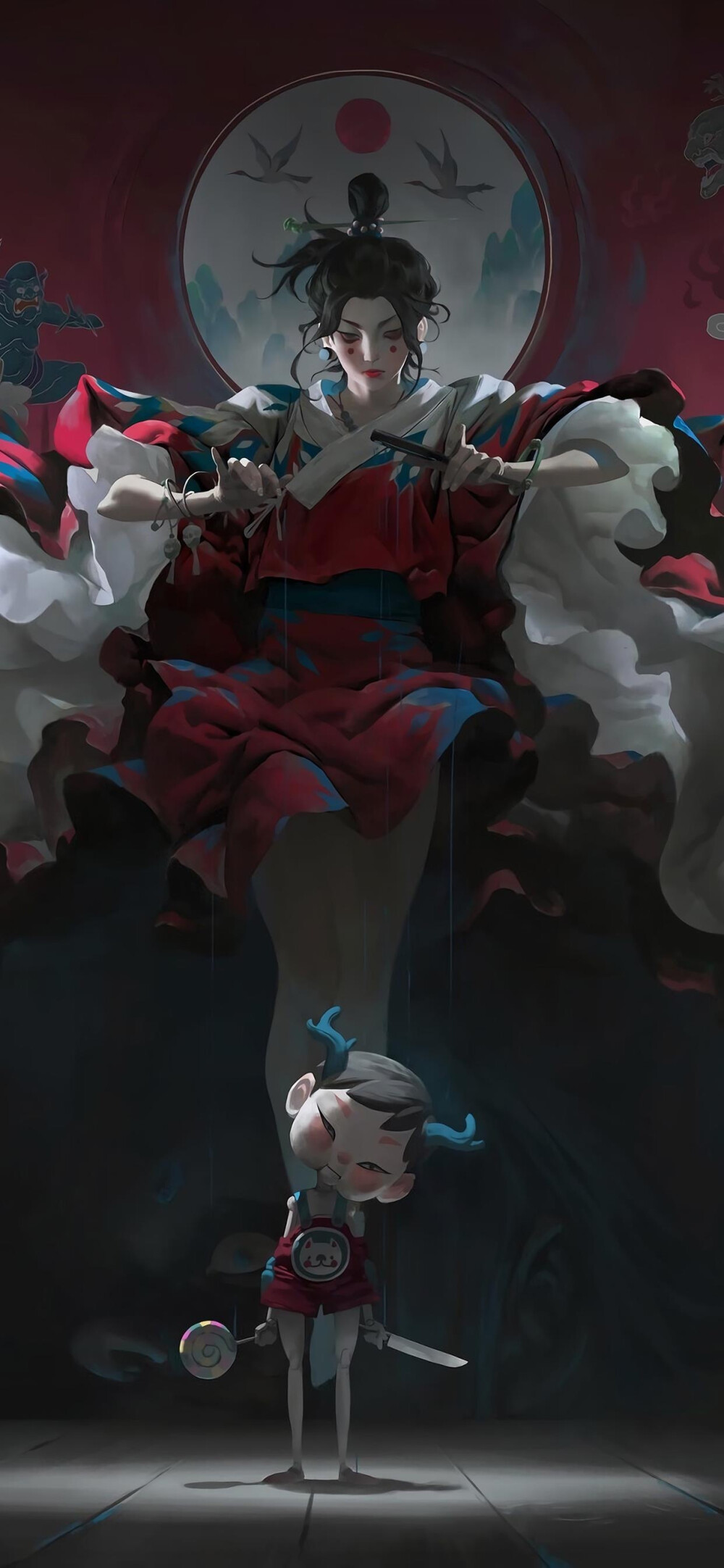 插画壁纸 马来西亚画师wb：zeenchin - 高清图片，堆糖，美图壁纸兴趣社区