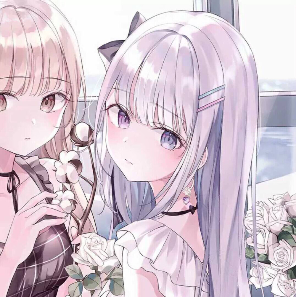 动漫闺蜜头像 - 堆糖，美图壁纸兴趣社区