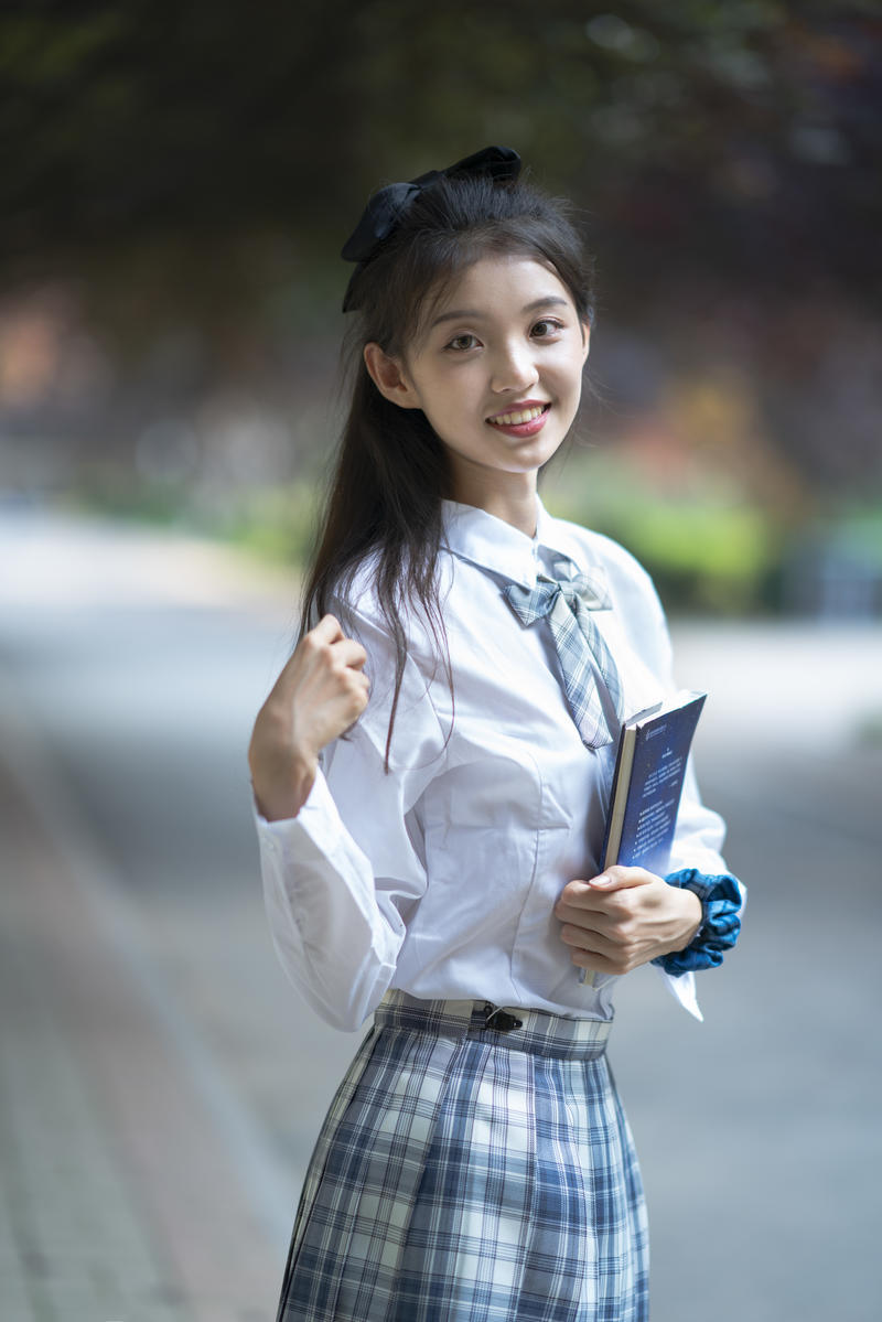 jk少女，笑容太甜了 - 堆糖，美图壁纸兴趣社区