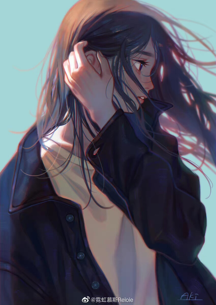 [cp]Twi：Aki_a0623 #霓虹头像小画家[超话]… - 高清图片，堆糖，美图壁纸兴趣社区