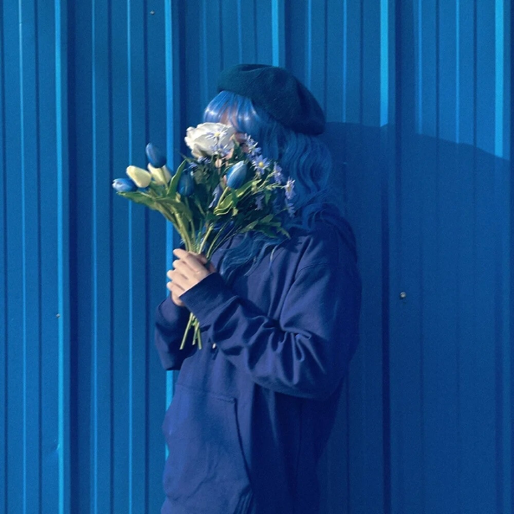 蓝色头像 - 高清图片，堆糖，美图壁纸兴趣社区