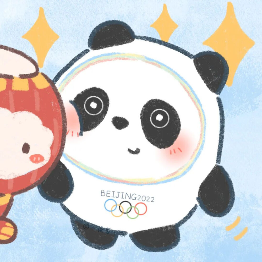 情侣头像 冰墩墩和雪容融第三弹~ - 高清图片，堆糖，美图壁纸兴趣社区