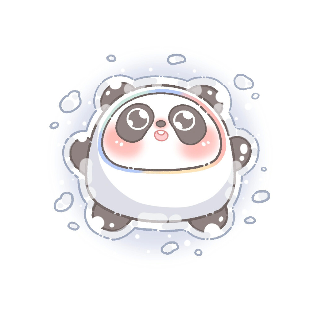 冰墩墩雪容融冰棍和草莓味小兔叽 画师@奶油… - 高清图片，堆糖，美图壁纸兴趣社区