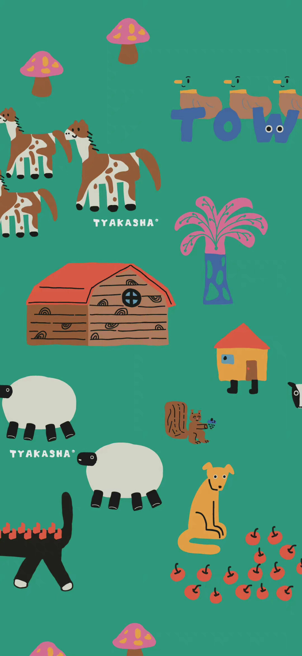 TYAKASHA系列卡通壁纸 - 高清图片，堆糖，美图壁纸兴趣社区