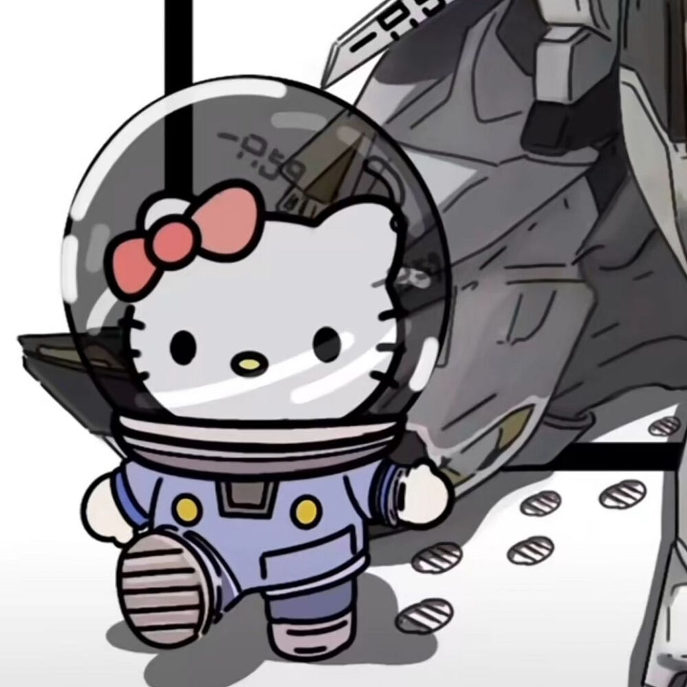 高达hellok Kitty情侣头像‖2022年最新情头 - 堆糖，美图壁纸兴趣社区