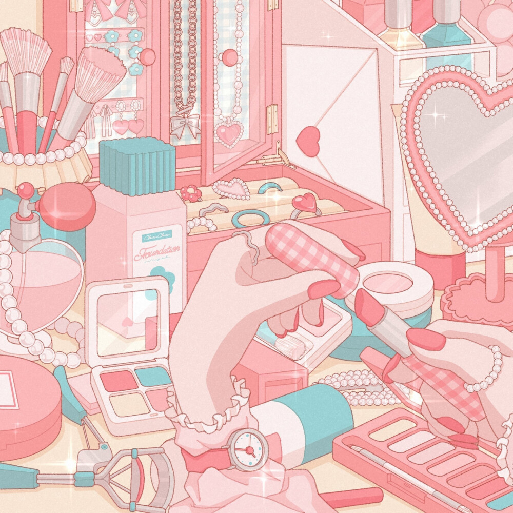 治愈｜少女心 画师：ねこぽた twi：lllilll… - 高清图片，堆糖，美图壁纸兴趣社区