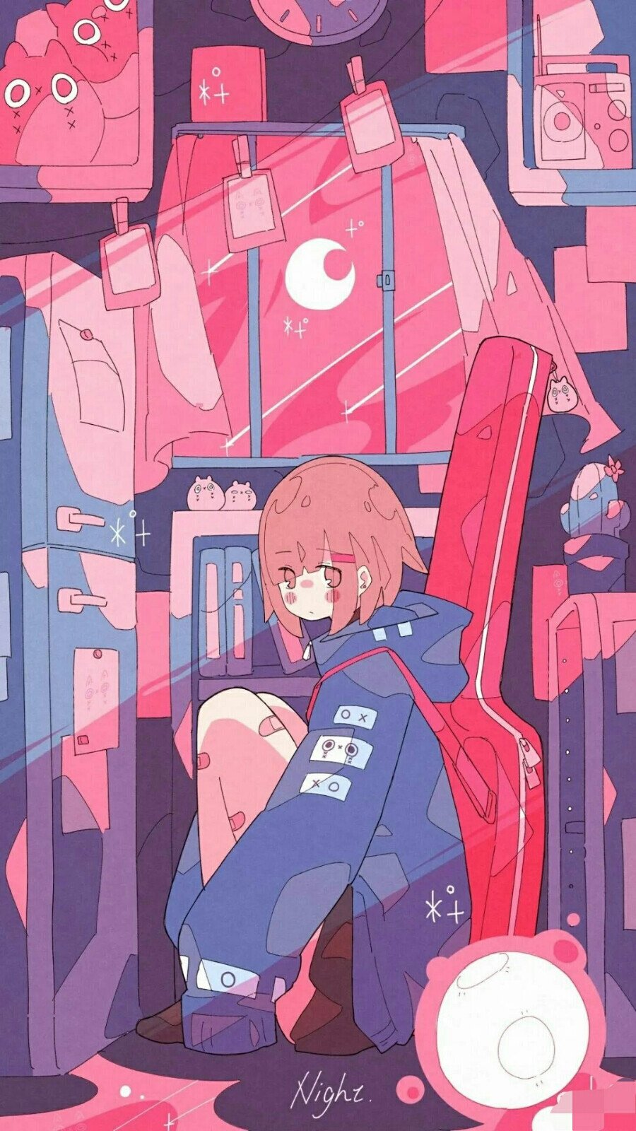 『插画』 画师 Haる ins：ha.ru2182 - 高清图片，堆糖，美图壁纸兴趣社区