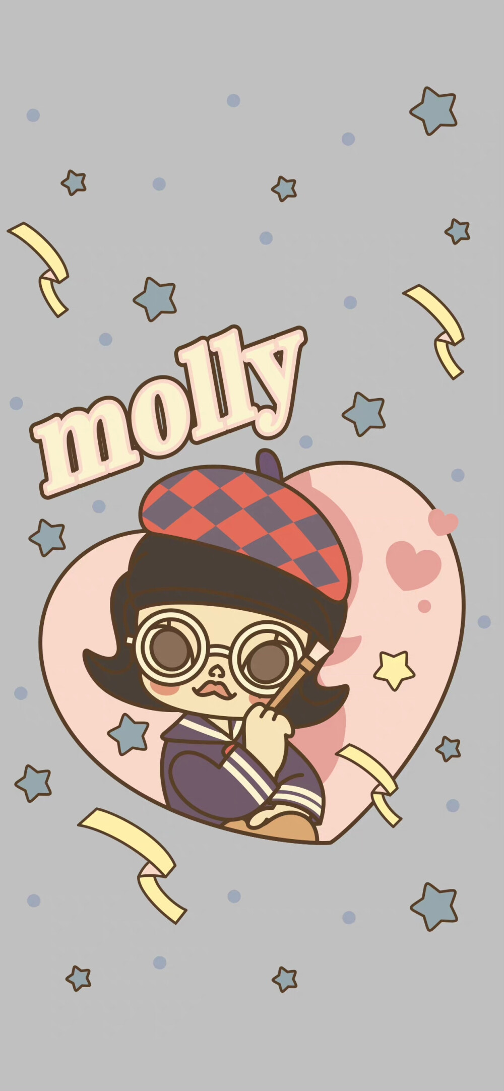 『泡泡玛特』MOLLY 壁纸 - 堆糖，美图壁纸兴趣社区