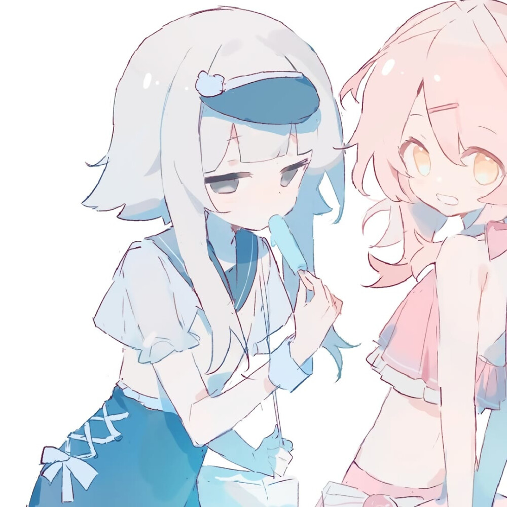 动漫可爱闺蜜头像 - 堆糖，美图壁纸兴趣社区