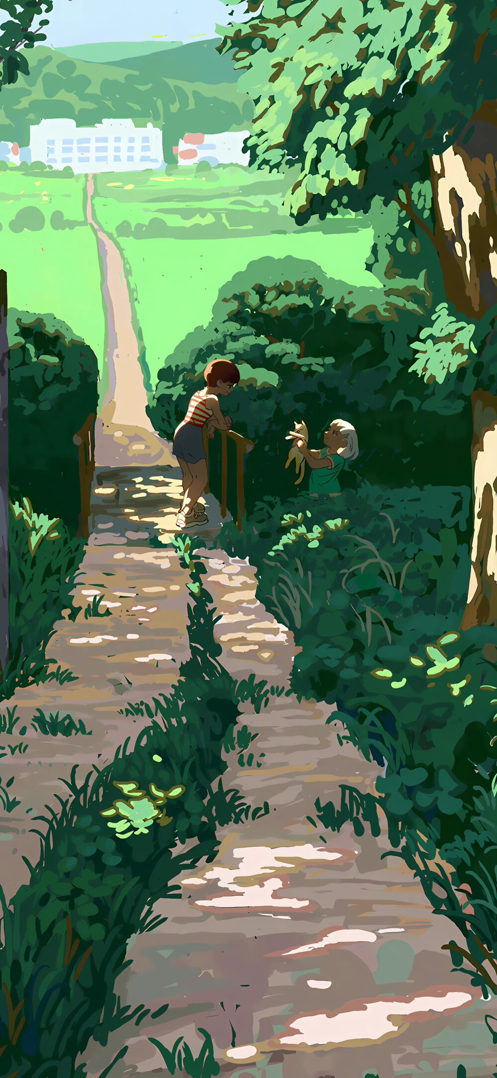 插画 锁屏壁纸 cr.氢壁纸 - 高清图片，堆糖，美图壁纸兴趣社区