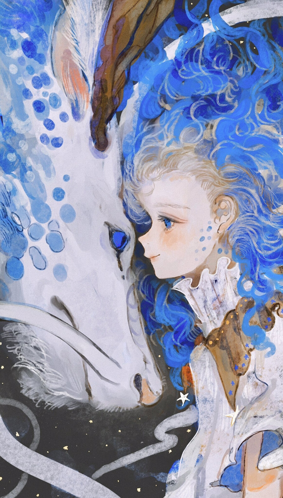 壁纸 插画 女生头像 twi:orie_h - 堆糖，美图壁纸兴趣社区