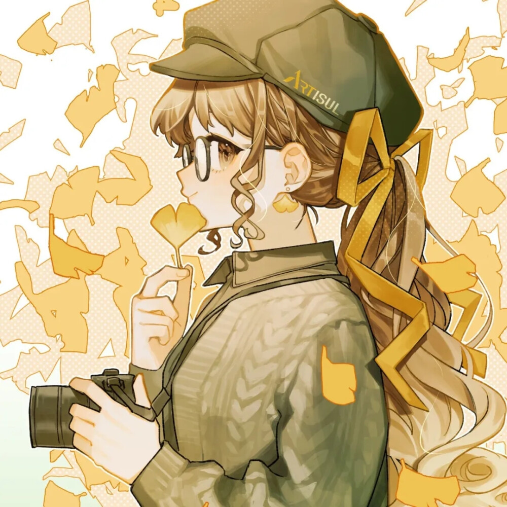 画师:naruna，可可爱爱的萌妹子，颜色鲜艳… - 堆糖，美图壁纸兴趣社区