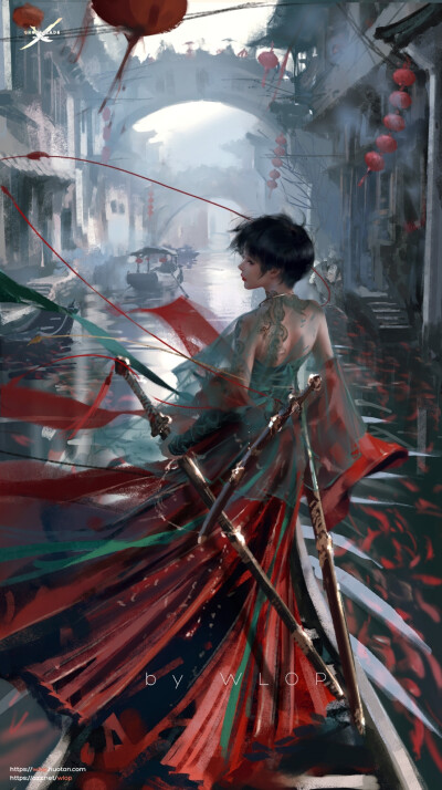 画师：wlop - 高清图片，堆糖，美图壁纸兴趣社区