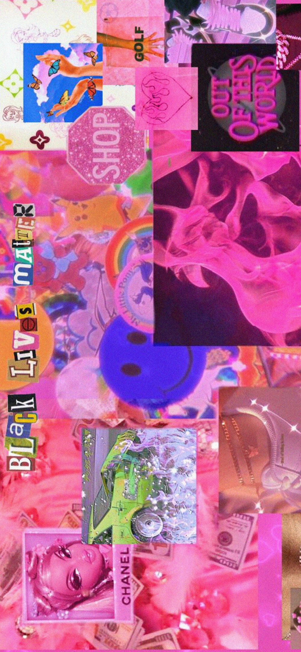 粉色 Y2k 壁纸 @G195 - 高清图片，堆糖，美图壁纸兴趣社区