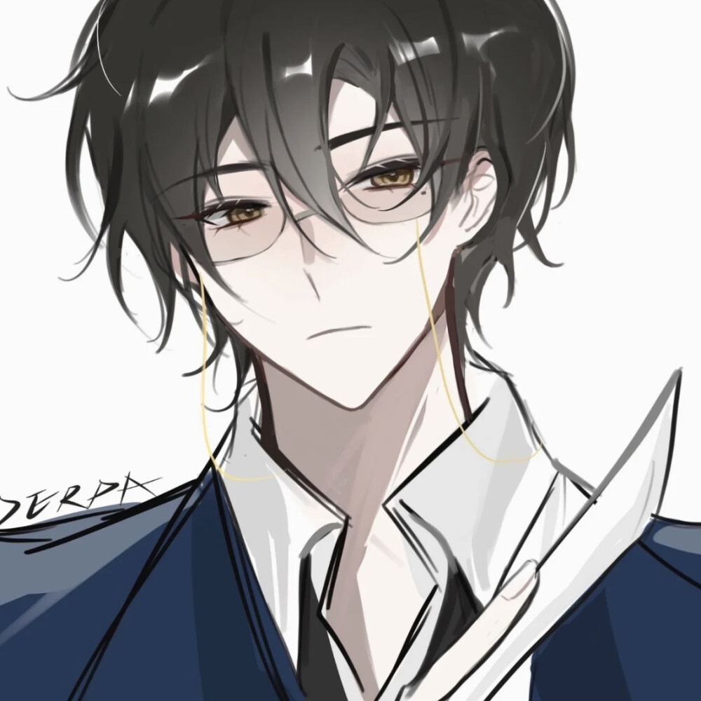 动漫男头 画师：DERPA(lof) - 高清图片，堆糖，美图壁纸兴趣社区