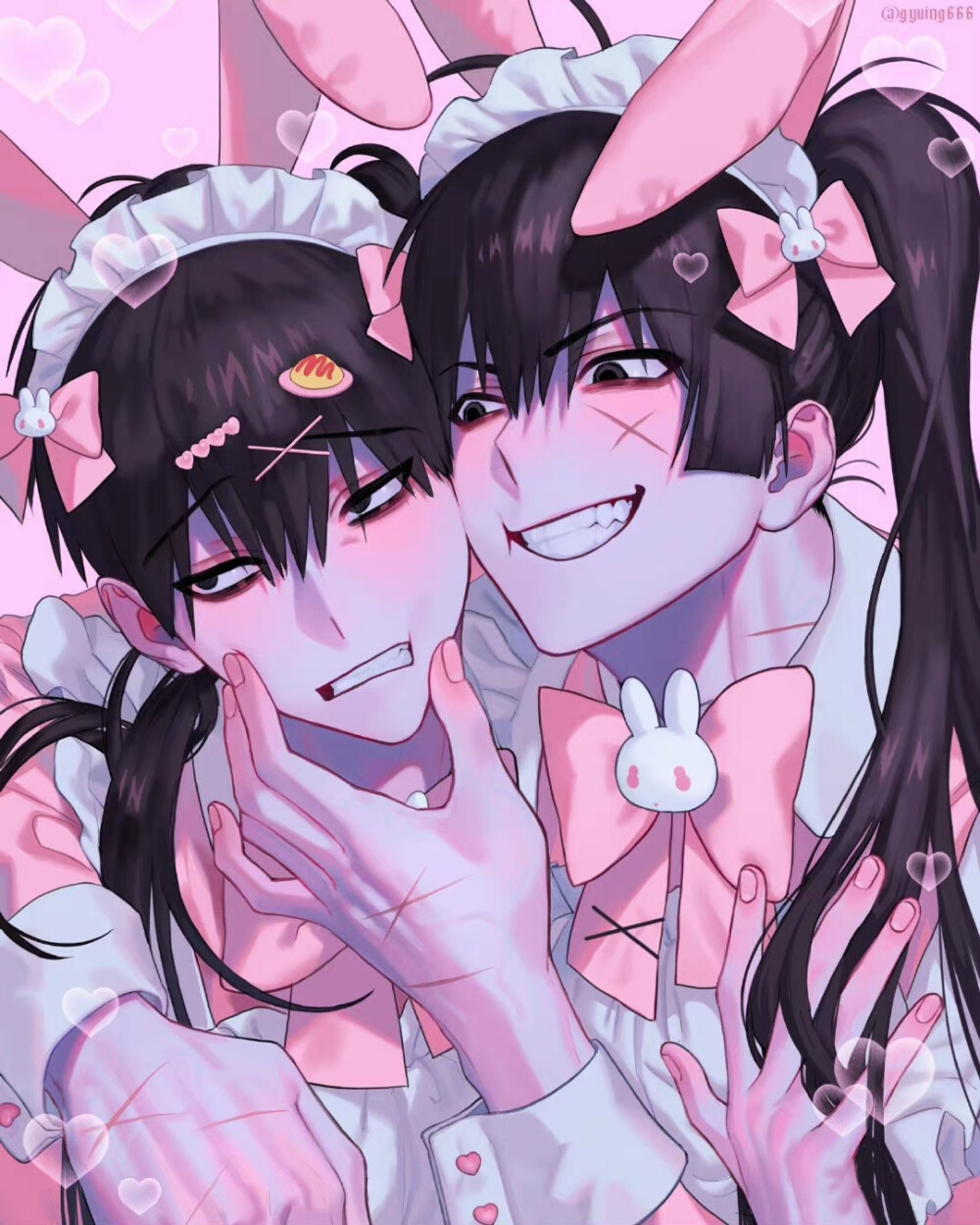 糖果色画风的二次元男孩子 twi：gyuing666… - 高清图片，堆糖，美图壁纸兴趣社区