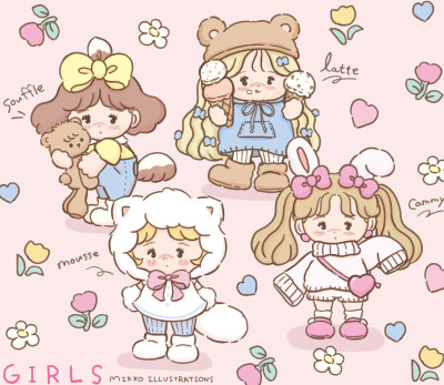mikko illustrations - 堆糖，美图壁纸兴趣社区
