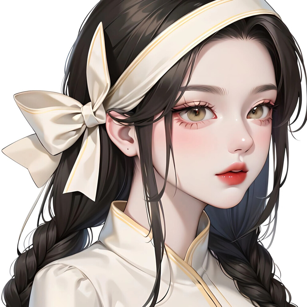 AI女生头像 cr. 猪猪kk - 高清图片，堆糖，美图壁纸兴趣社区