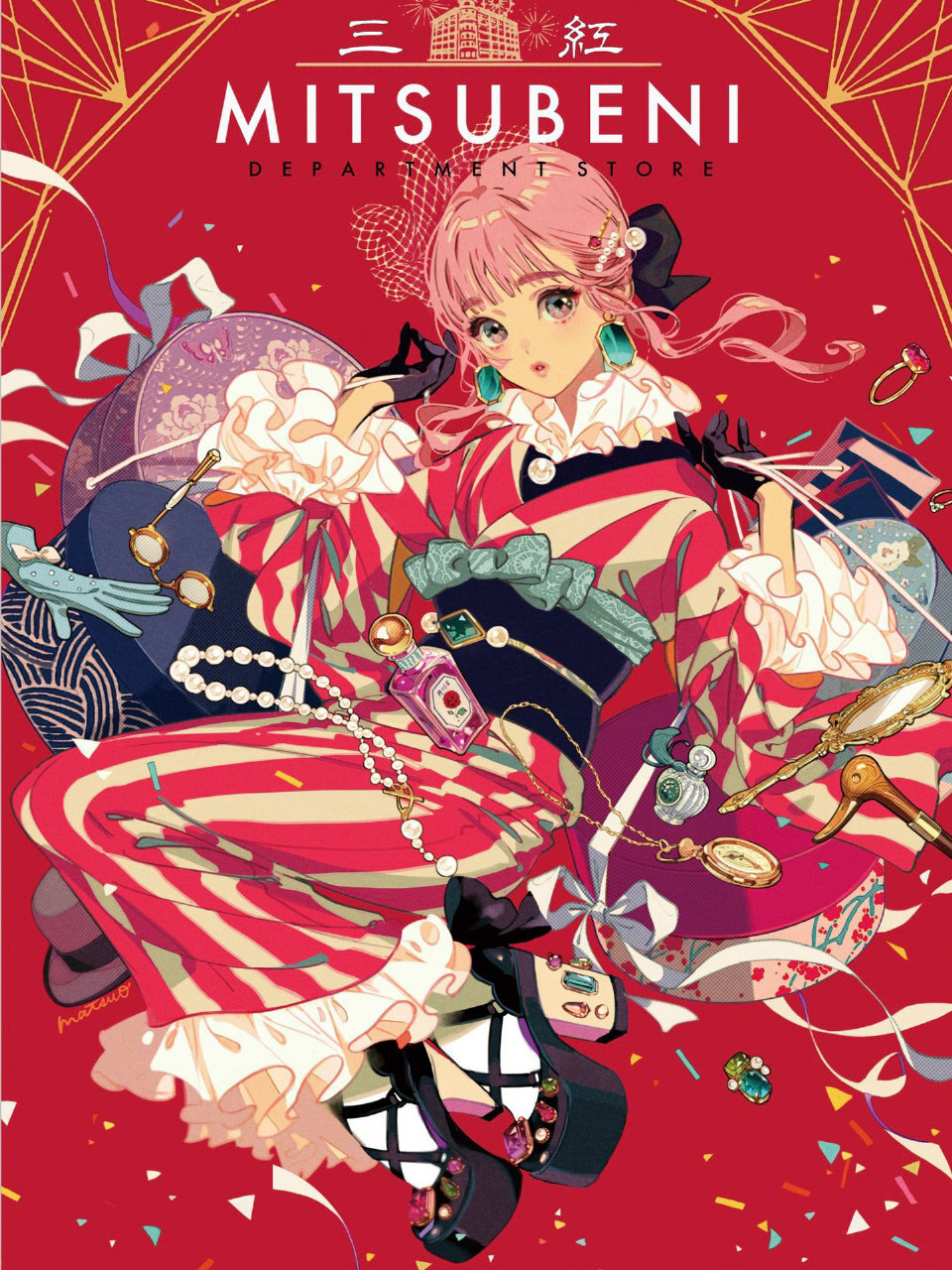 复古情调的人气插画，引人无限遐想。 今天… - 堆糖，美图壁纸兴趣社区