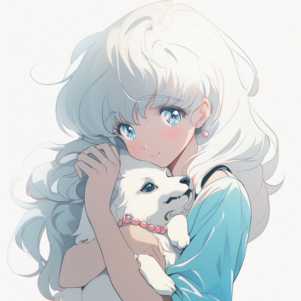 头像｜白猫少女 ©️Cyndra - 高清图片，堆糖，美图壁纸兴趣社区