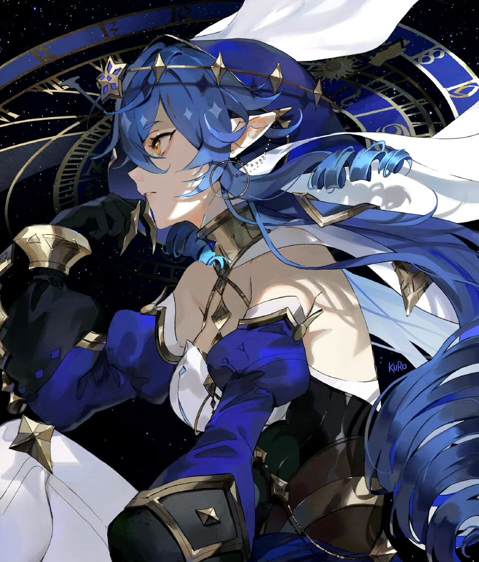 blueart 画师：Kuro twi:KuroshiroX - 堆糖，美图壁纸兴趣社区