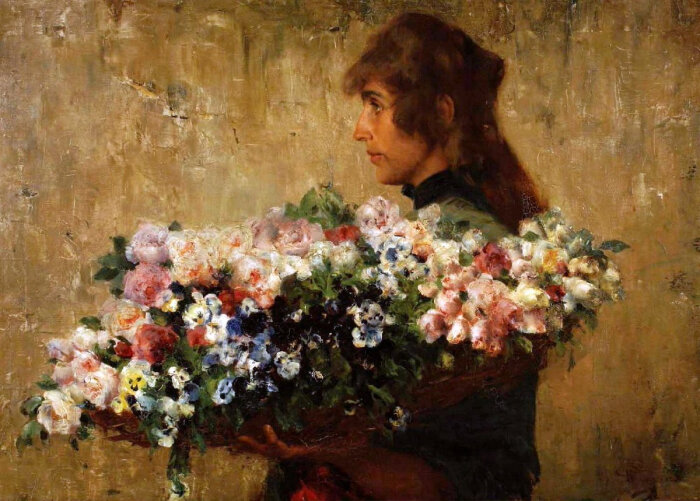 比利时艺术家查理·赫曼斯 (Charles Hermans，1838-1924)绘画作品欣赏。 - 高清图片，堆糖，美图壁纸兴趣社区
