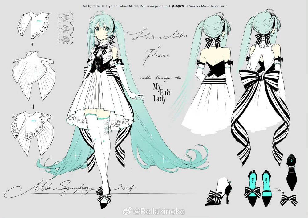 初音未来 画师Rella - 高清图片，堆糖，美图壁纸兴趣社区