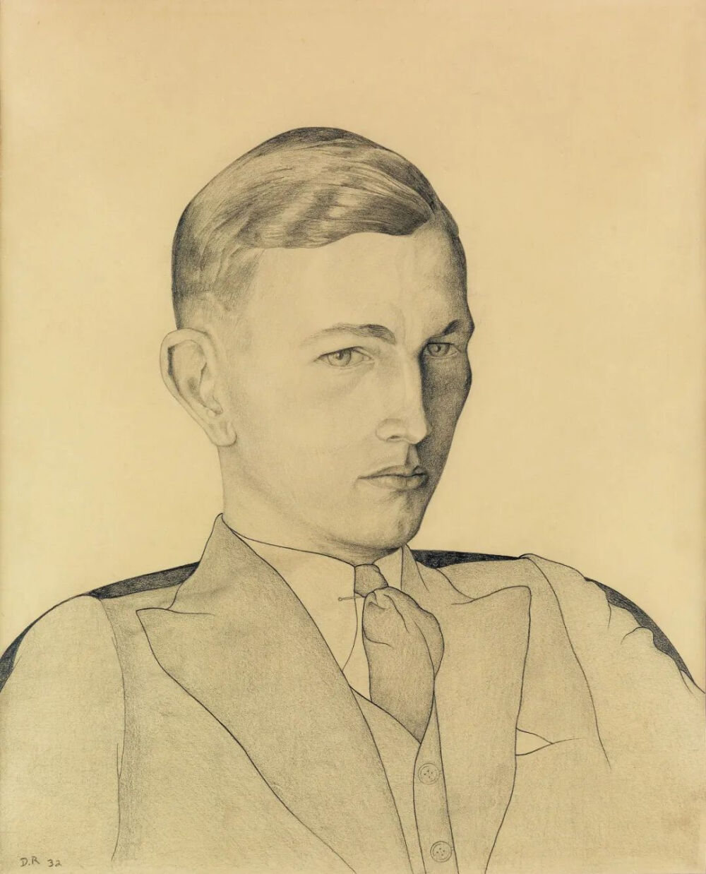 Portrait of Ralph Stackpole,1932,Pencil,… - 高清图片，堆糖，美图壁纸兴趣社区