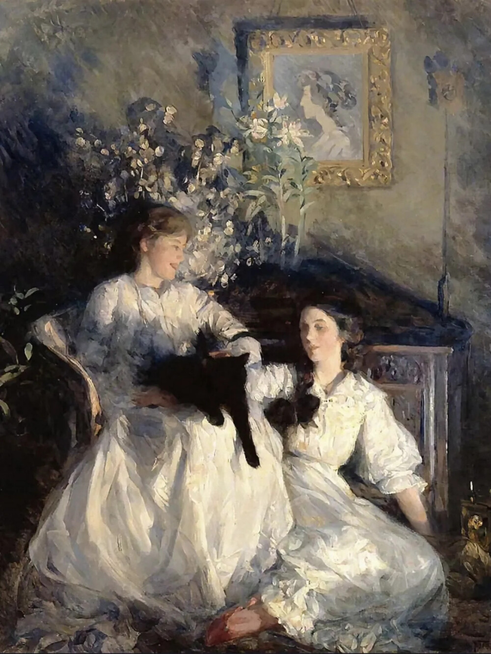 弗兰克·布拉姆利（Frank Bramley，1857—19… - 高清图片，堆糖，美图壁纸兴趣社区