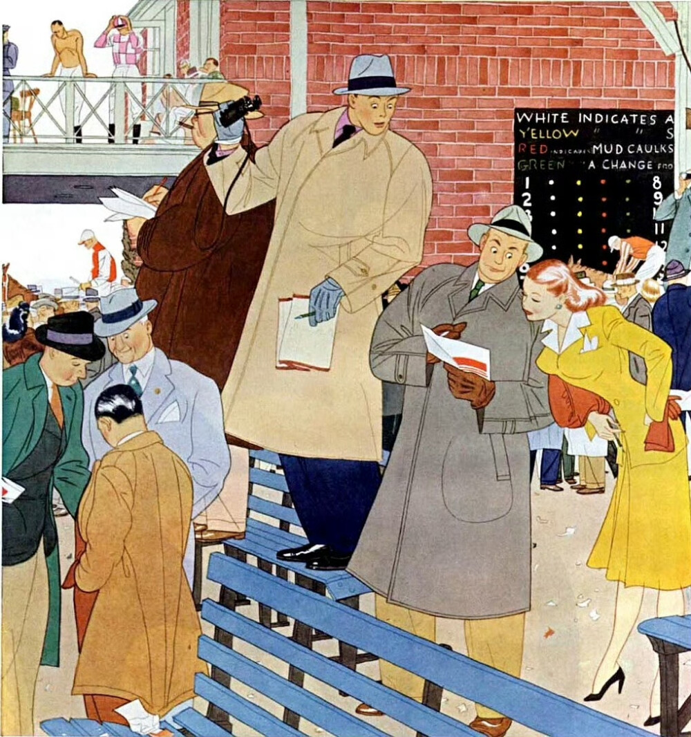 美国插画家 Harry Beckhoff（1901-1979） … - 高清图片，堆糖，美图壁纸兴趣社区