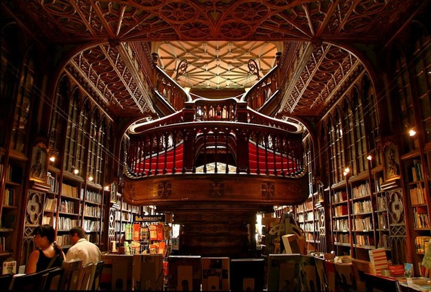 Livraria Lello in Porto. LibraryThing Lo… - 高清图片，堆糖，美图壁纸兴趣社区